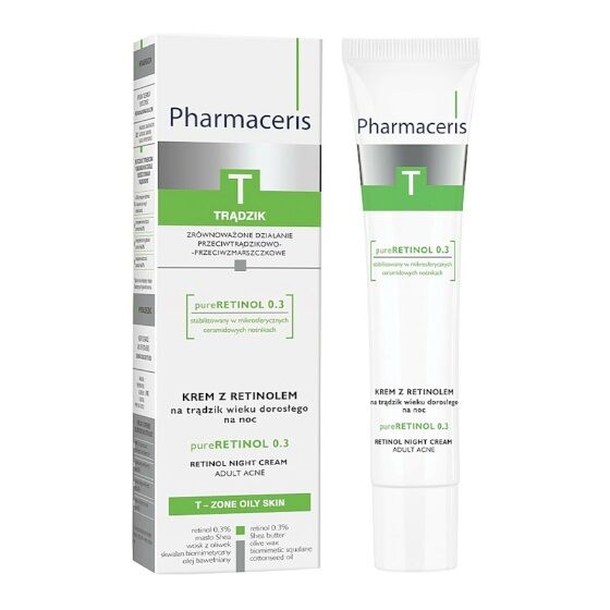 Pharmaceris T-Pure Retinol 0.3 Night Cream 40 Ml - Gulf Store.org ...